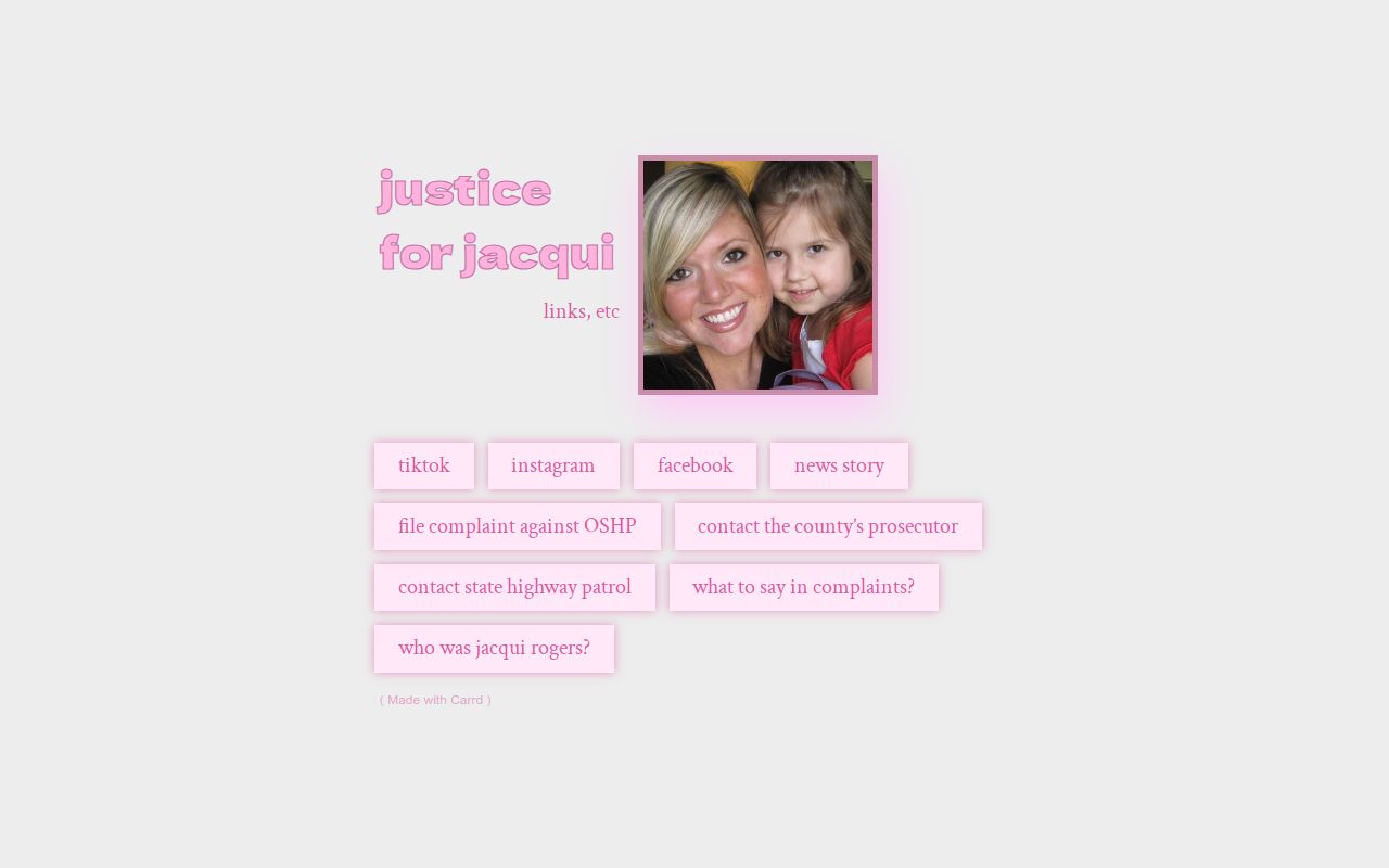 Justice for Jacqui